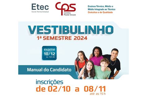 Vestibulinho Etec 2024 Tudo o que você precisa saber