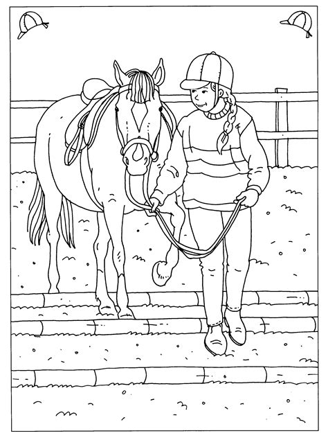 Paarden En Honden Kleurplaten