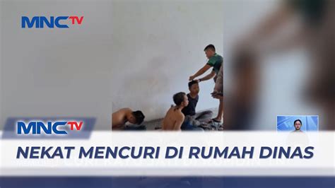 Komplotan Pencuri Nekat Beraksi Di Rumah Dinas TNI Full Lintas