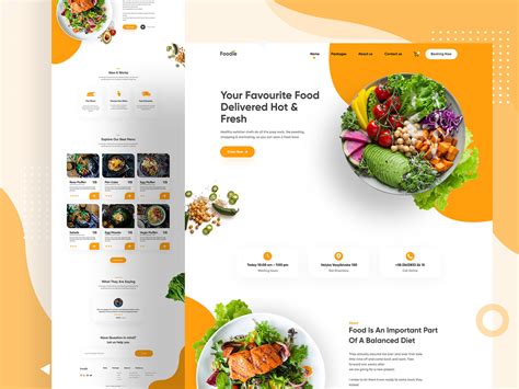 Food Project Behance