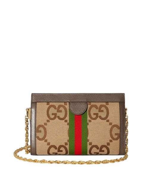 GUCCI Ophidia Jumbo Gg Small Leather Shoulder Bag Gucci