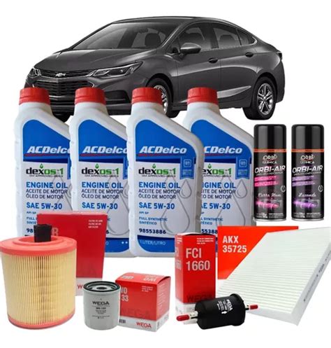 Kit Troca De Leo W Acdelco Dexos Gen Cruze V
