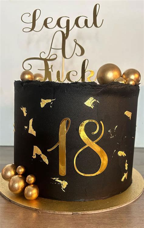 Th Birthday Cake Ideas For A Memorable Celebration Black Gold