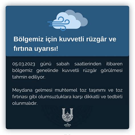 Salih AYHAN on Twitter RT UrfaValiligi Bölgemiz için kuvvetli