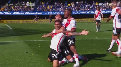 Gol Que Mata Enzo D Az Pone El Para River Tudn F Tbol Tudn