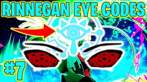 SHINDO LIFE RINNEGAN EYE CODES 7 YouTube