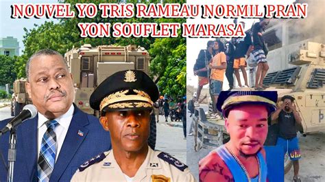 Nouvel Yo Tris Normil Rameau Pran Yon Gwo Souflet Marasa Dr Garry