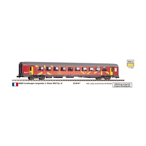Voiture Corail Vtu Languedoc Me Classe Piko Sncf Chelle N