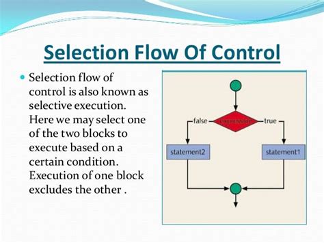 selection statements