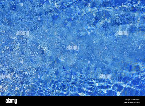 Pool Blue Water Texture Wave Pattern Summer Stock Photo Alamy
