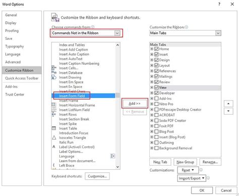 Erstellen Einer Word Dropdown Liste