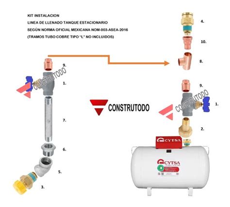Kit Para Linea De Llenado De Tanque Estacionario MercadoLibre