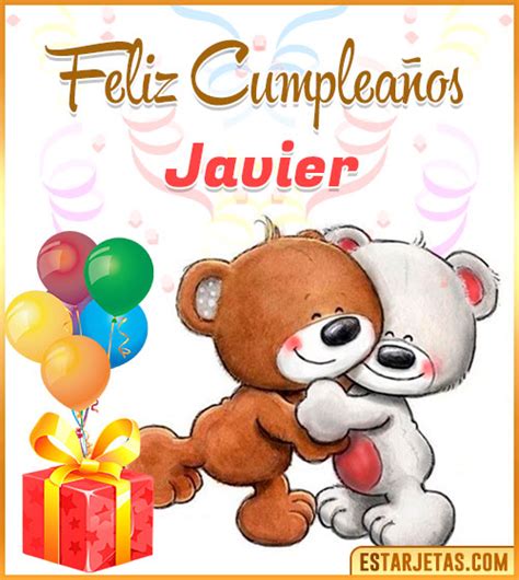 Feliz Cumpleaños Javier Imágenes Tarjetas y Mensajes