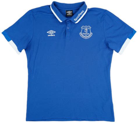 2018 20 Everton Umbro Polo Shirt 7 10 L