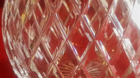 Proantic Ancien Pichet Aiguière En Cristal De Bohème Taillé