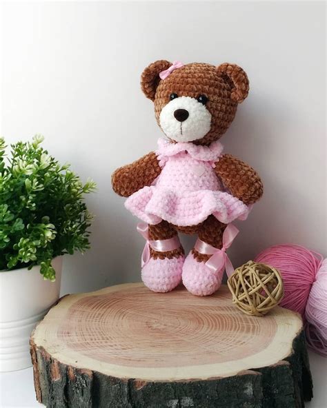 Sweet Bear Crochet Plush Pattern Amiguroom Toys Plush Pattern