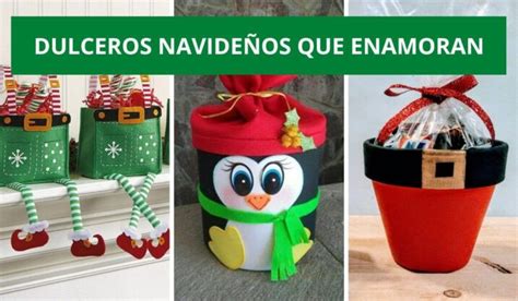 Bellísimos Dulceros Navideños Que Querrás Hacer Desde Ya