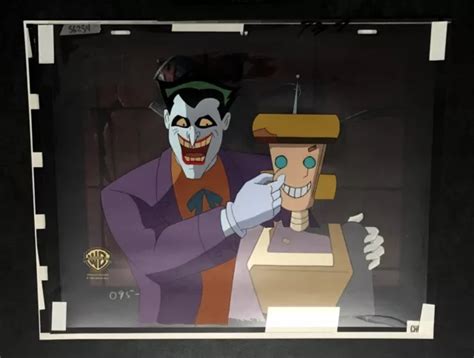 Batman The Animated Series The Trial Original Production Cel Framed Coa