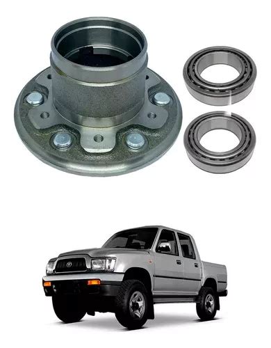 Cubo Roda Dianteira Rolamentos Toyota Hilux