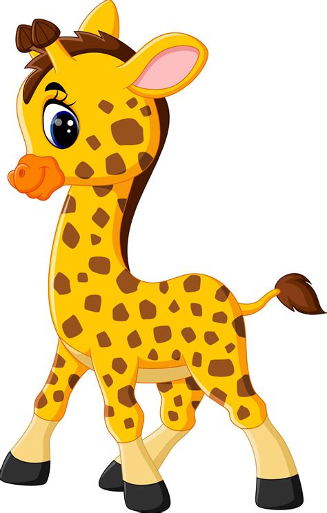 Cute Giraffe Cartoon Of Illustration 7915991 Vector Art At Vecteezy