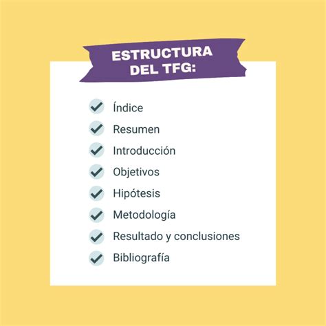Estructura TFG Todo Lo Que Necesitas Saber