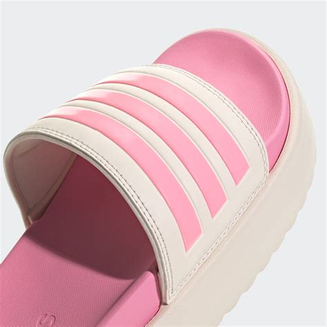 Adidas Adilette Platform Slides Pink Adidas Uae