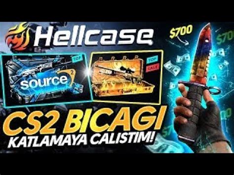 HELLCASE 100 İLE BIÇAK KATLAMAYA ÇALIŞTIM HELLCASE PROMO CODE 2024