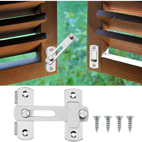NORCKS Cerrojo Puerta Cerradura De Puerta Deslizante 4 Pcs Pestillos