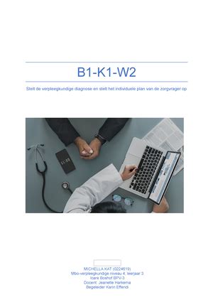 B K W Draagt Mede Zorg Voor Het Individuele Plan Van De Zorgvrager