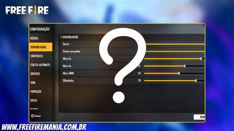 Sensibilidade no Free Fire saiba o que é como ajustar e dicas de