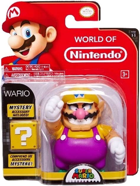 Jakks Pacific Boneco Super Mario Wario Do World Of Nintendo 10 Cm