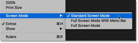 Photoshop Screen Modes And Interface Tricks