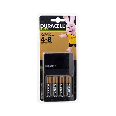 Kit Cargador De Pilas AA AAA Con 4 Pilas AA NiMH Recargables HR6