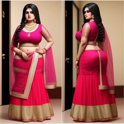AI Art Generator Z Tekstu Sexy Big Boob Indian Bhabhi Wide Waist