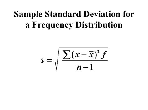 8 pics standard deviation formula for frequency distribution table and description alqu blog
