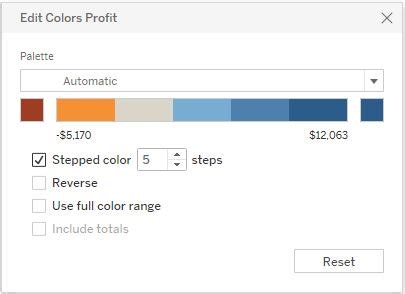 Color Palettes And Effects Tableau