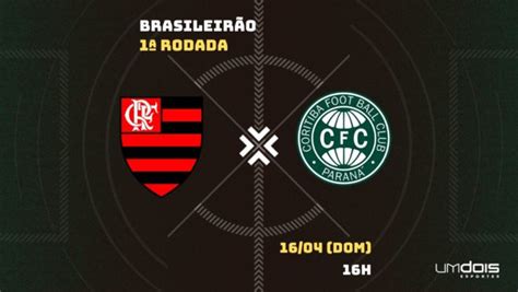 Flamengo x Coritiba onde assistir horário escalações e arbitragem