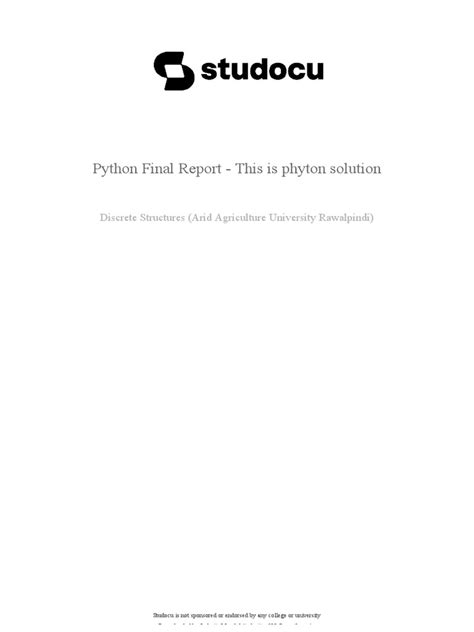 industrial report python pdf python programming language computer programming