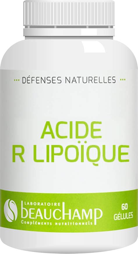 Laboratoire Beauchamp Complément alimentaire ACIDE R ALPHA LIPOÏQUE