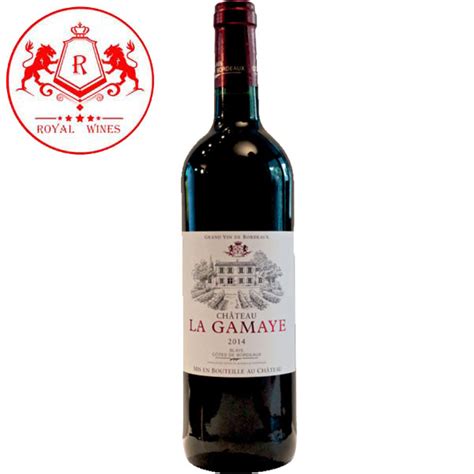 Rượu vang Château La Gamaye Côtes de Blaye ngon Giá tốt