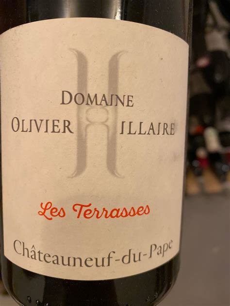 2016 Domaine Olivier Hillaire Châteauneuf du Pape Les Terrasses France