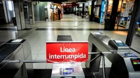 Paro De Subtes Para Este Lunes De Mayo A Qu Hora No Habr Servicio