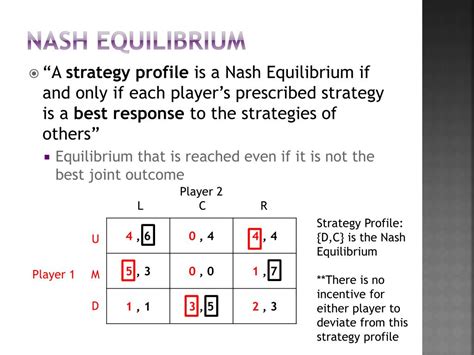 ppt game theory and the nash equilibrium part 2 powerpoint presentation id 5879506
