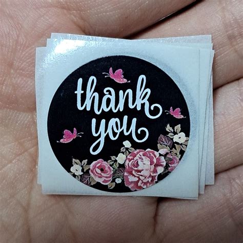 包郵 一包20張 封口貼紙 thank you sticker 手作禮物 handmade 結婚 烘培 散水餅 父親節 母親節 教師節 包裝