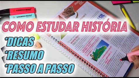 COMO ESTUDAR HISTÓRIA DICAS RESUMO I Kety YouTube