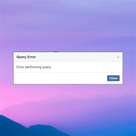 Troubleshooting Facebook Marketplace Error Performing Query Issues