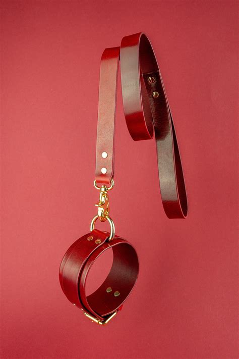 Leather Bondage Set Bdsm Kit Bondage Toys Leather Handcuffs Bondages For Women Sets Etsy