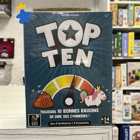 Top Ten Meilleur jeu d ambiance coopératif primé As d Or 2021