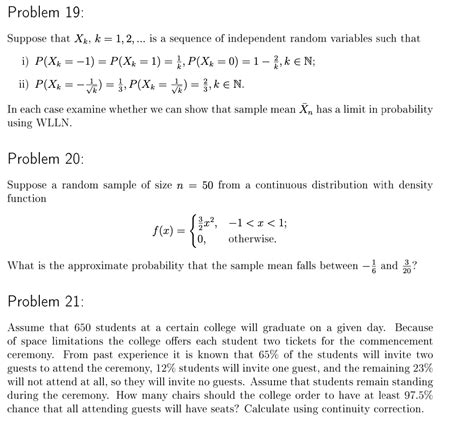 solved problem 19 suppose that xk k 1 2 is a
