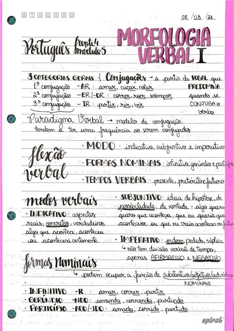 Mapas Mentais Sobre MORFOLOGIA Study Maps